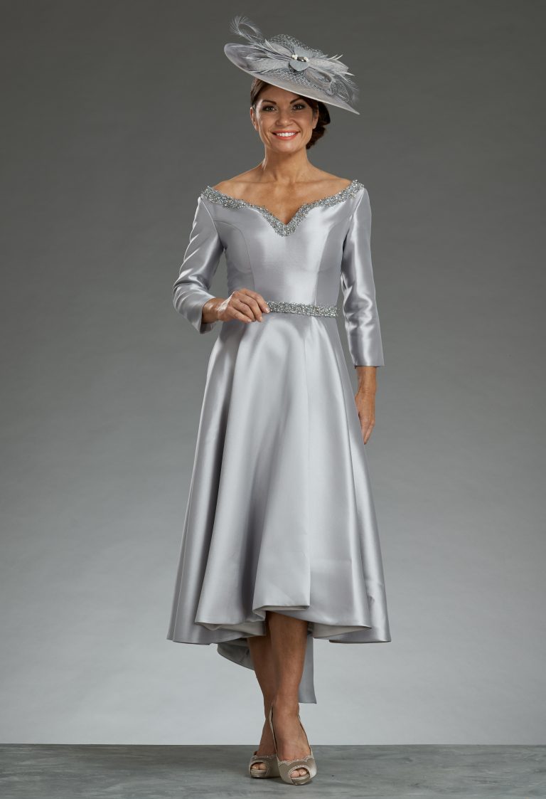 Short dress with dipped hem. HM843211 Cerise size 14 - Catherines of ...