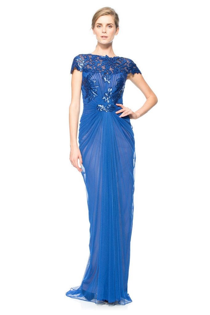 Full length floaty dress with beaded bodice and soft skirt 8874 ...