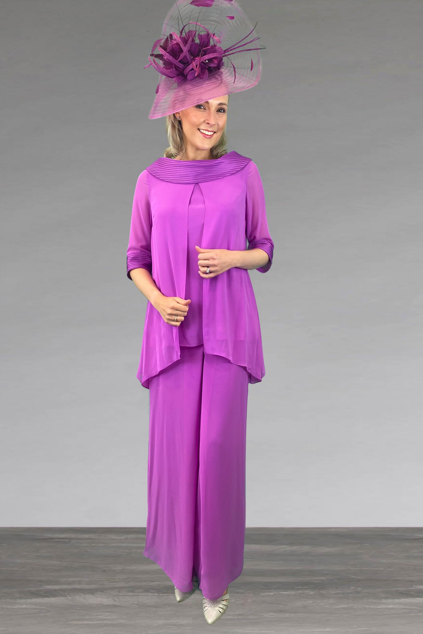 Two piece trouser suit. 2913 - Catherines of Partick