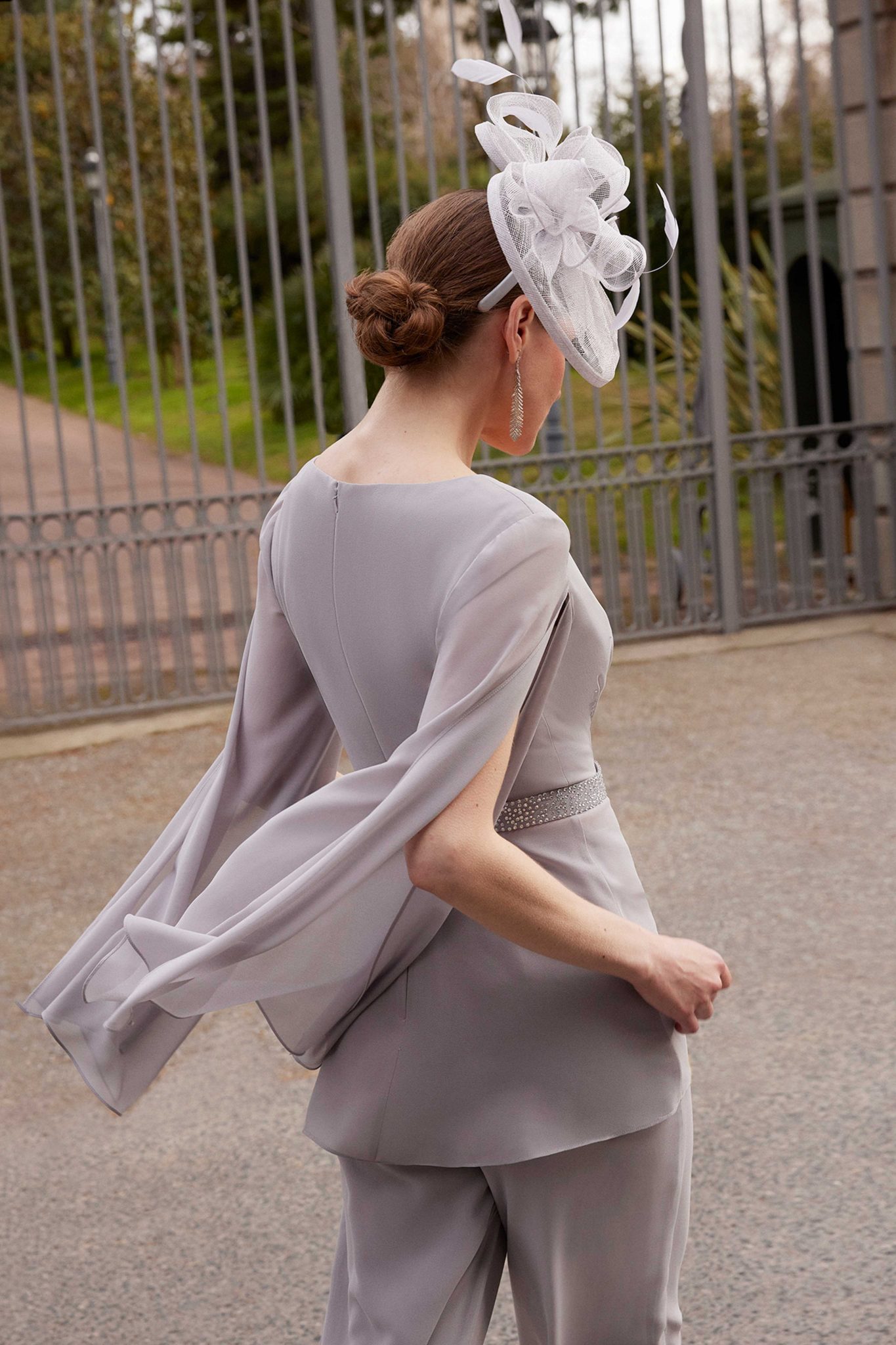 2 Piece Tunic Top and Wide Leg Trouser Suit. 7G2A4 sizes 8, 10, 16 ...