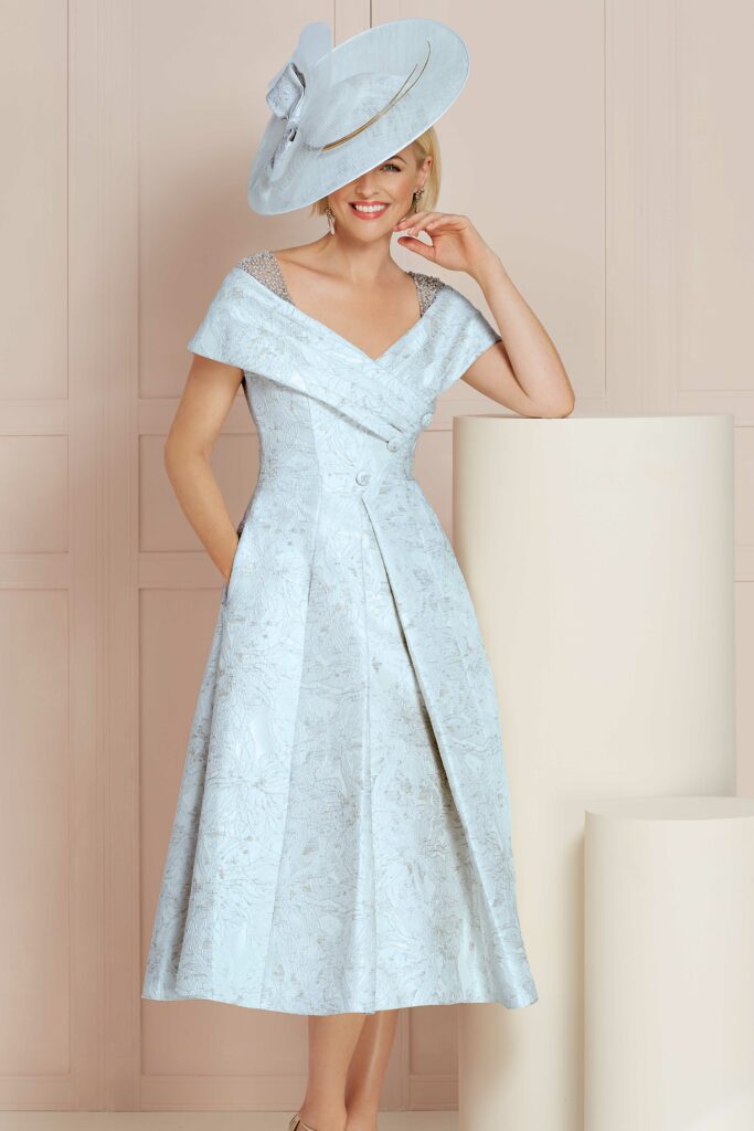 Mid Length Dress With Sleeves. 29109 - Catherines of Partick