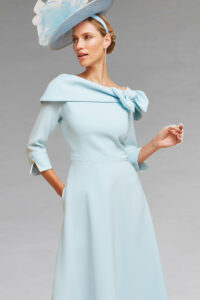 Mid Length Dress With Fuller Skirt. Berna - Catherines of Partick